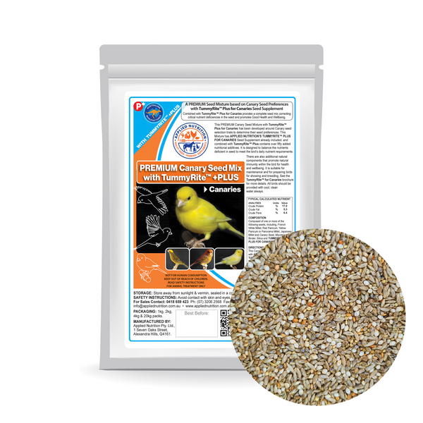 PREMIUM Canary Seed Mix with TummyRite™ Plus – Applied Nutrition ...